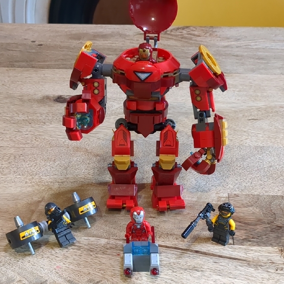 Lego | Toys | Lego 7664 Iron Man Hulkbuster Vs Aim Agent Complete ...